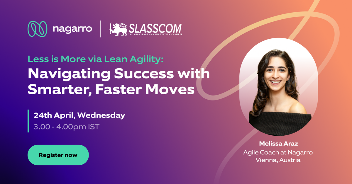 Webinar: Lean agility - Navigating success with smarter, faster moves